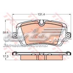 LR084118 Land Rover pastillas de frenos traseras