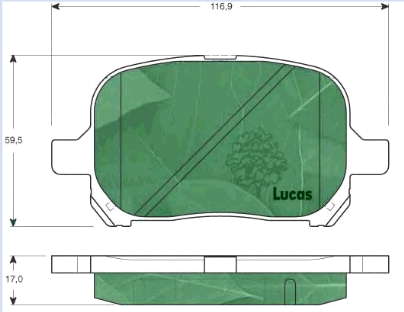 0446520550 Toyota pastillas de freno delanteras comprar barato