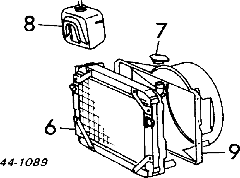 1621061121 TOYOTA embrague, ventilador del radiador