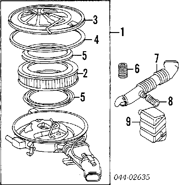 1780141090 Toyota filtro de aire