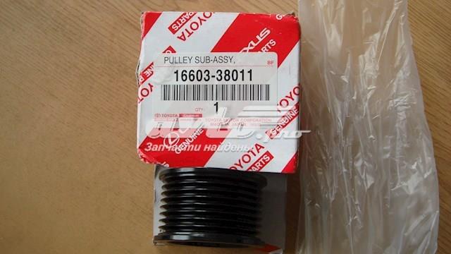 1660338011 TOYOTA polea inversión / guía, correa poli v