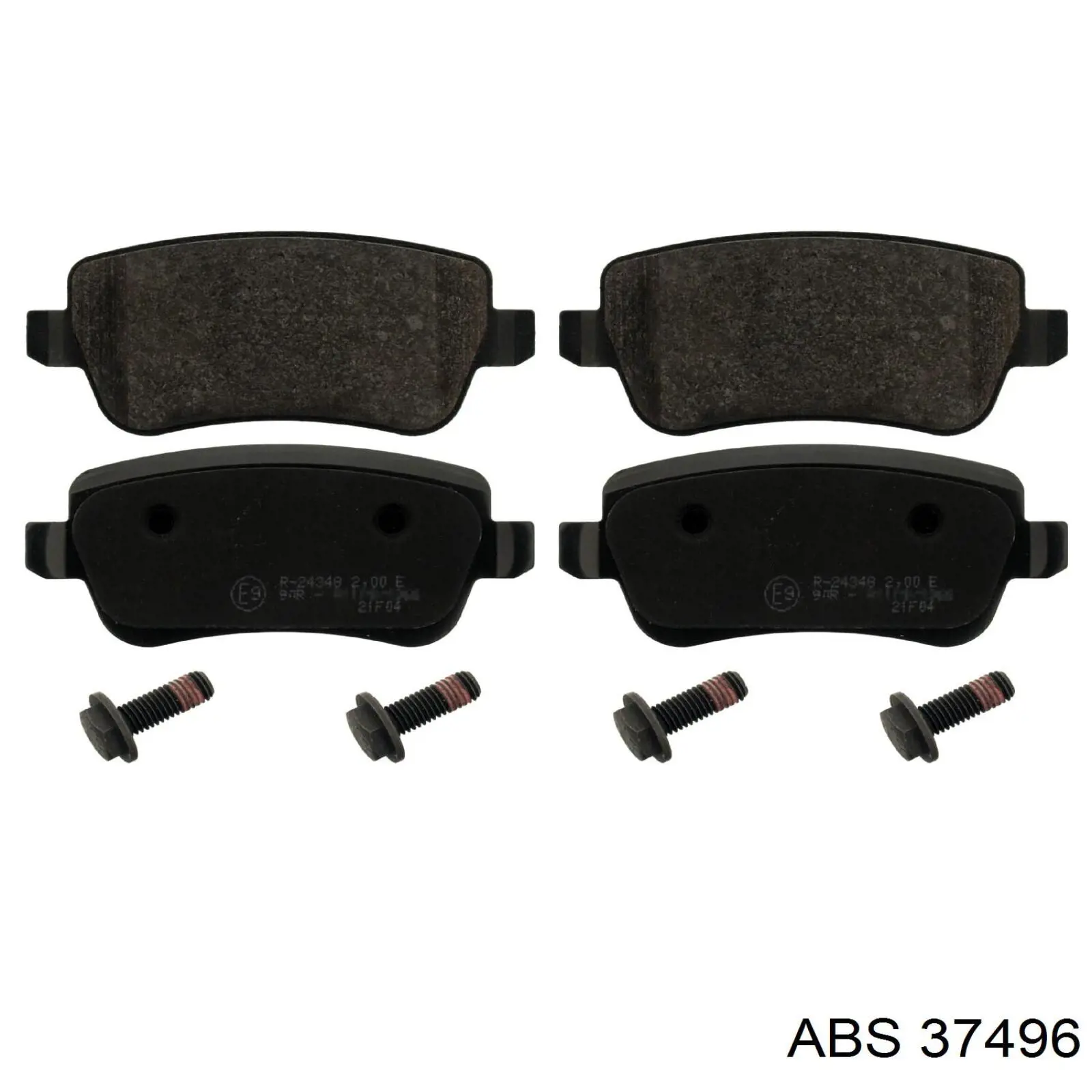 37496 ABS pastillas de freno traseras