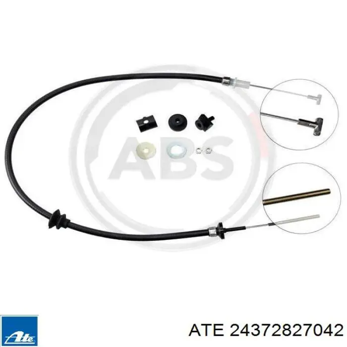 24372827042 ATE cable de embrague