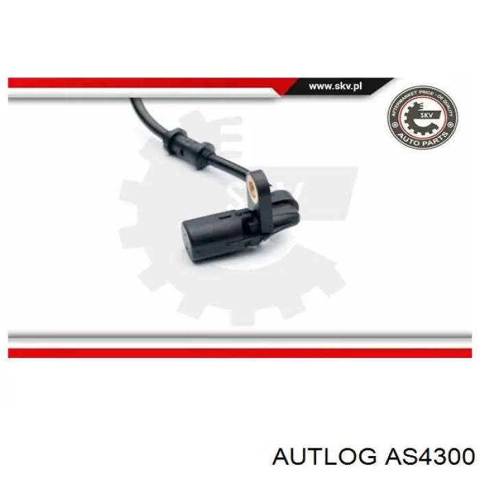 AS4300 AUTLOG Sensor ABS trasero derecho