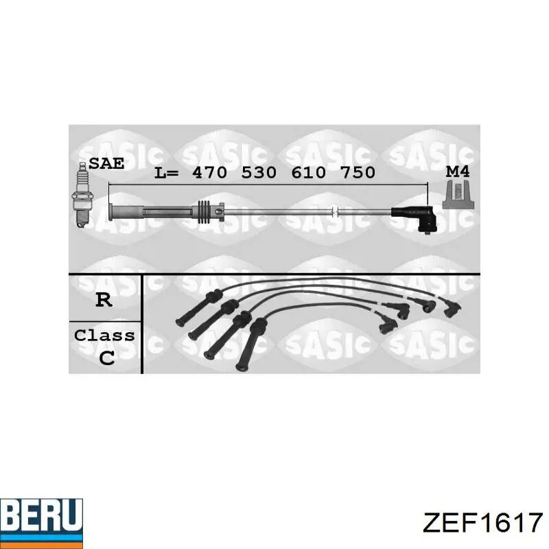 9061500118 MERCEDES cables de bujías