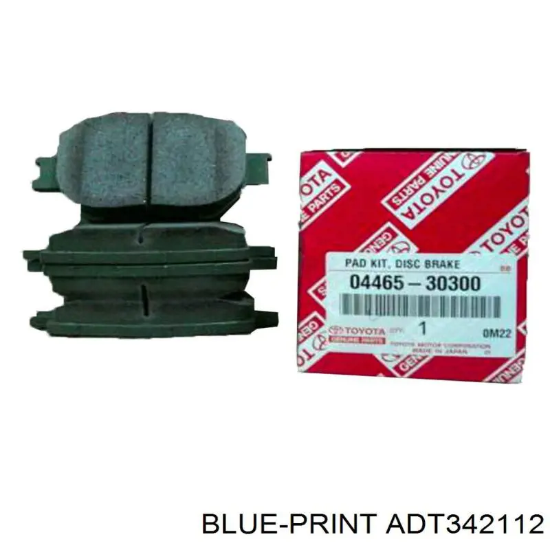 04465-30330 Toyota pastillas de frenos delanteras