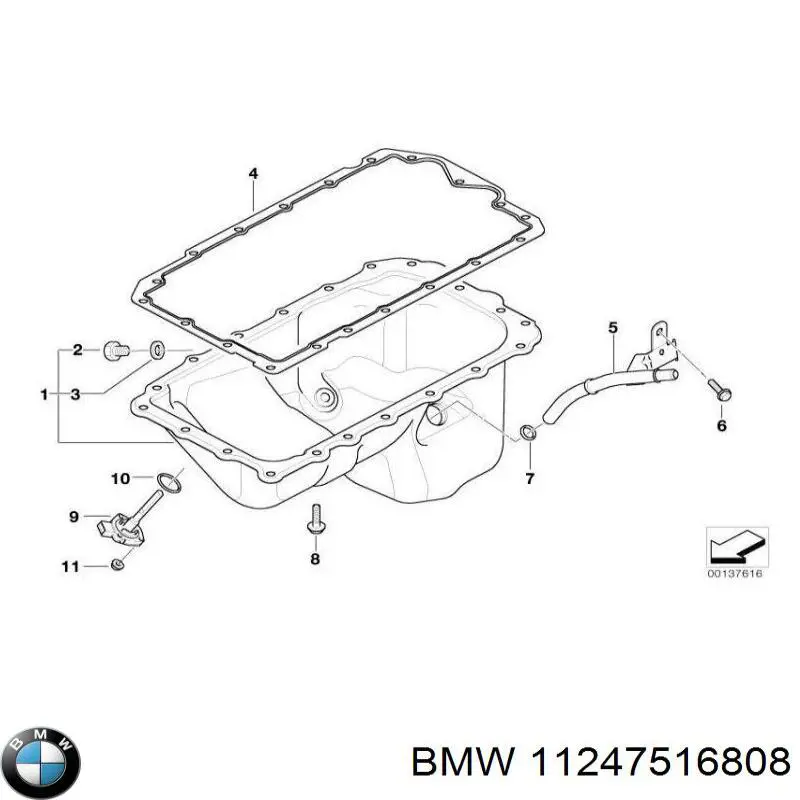 11247516808 BMW Tornillo de biela
