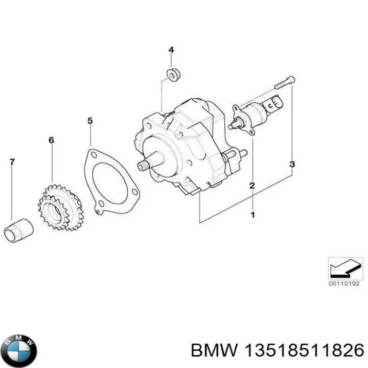 13518511826 BMW bomba inyectora