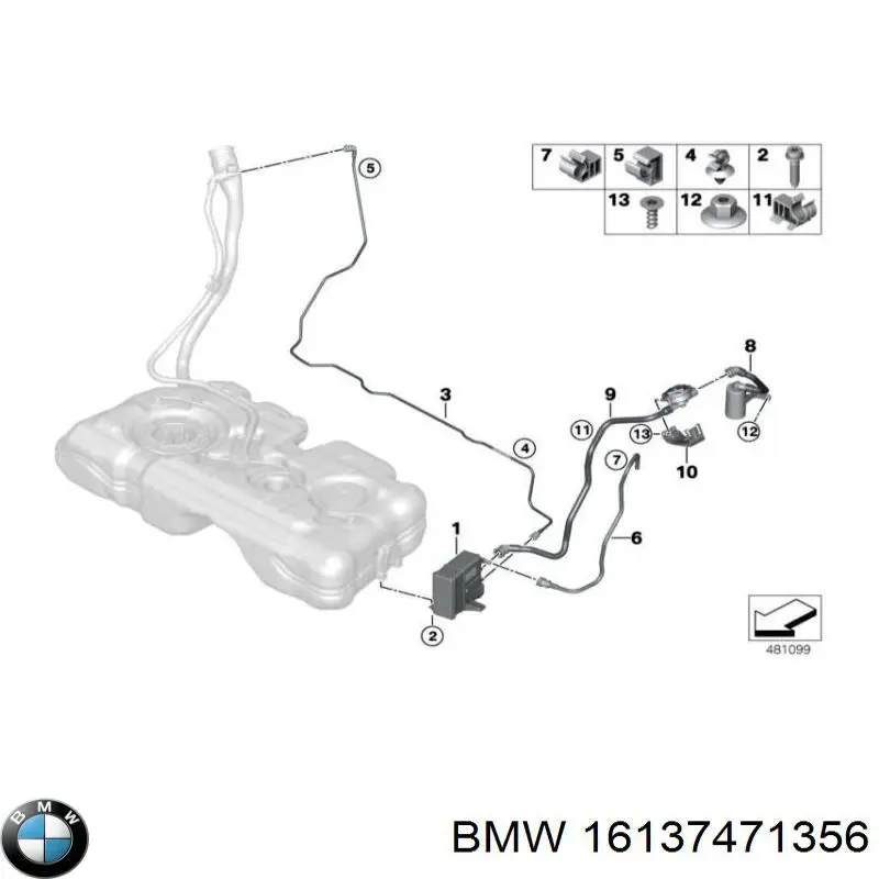 16137471356 BMW - repuestos BMW a precio barato