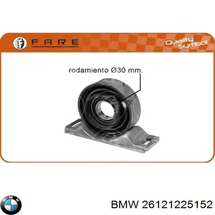 26121225152 BMW Suspensión, árbol de transmisión
