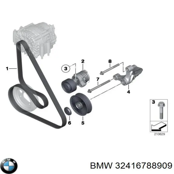 32416788909 BMW Bomba de dirección