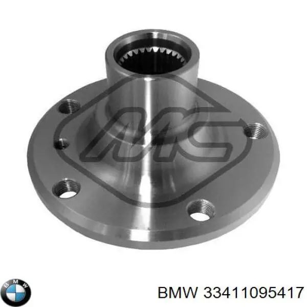 33411095417 BMW cubo de rueda trasero
