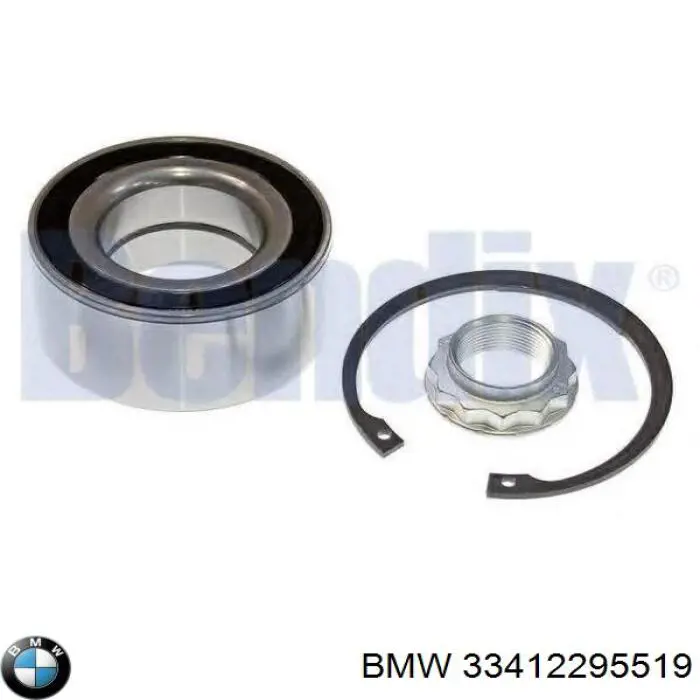 33412295519 BMW cojinete de rueda delantero/trasero