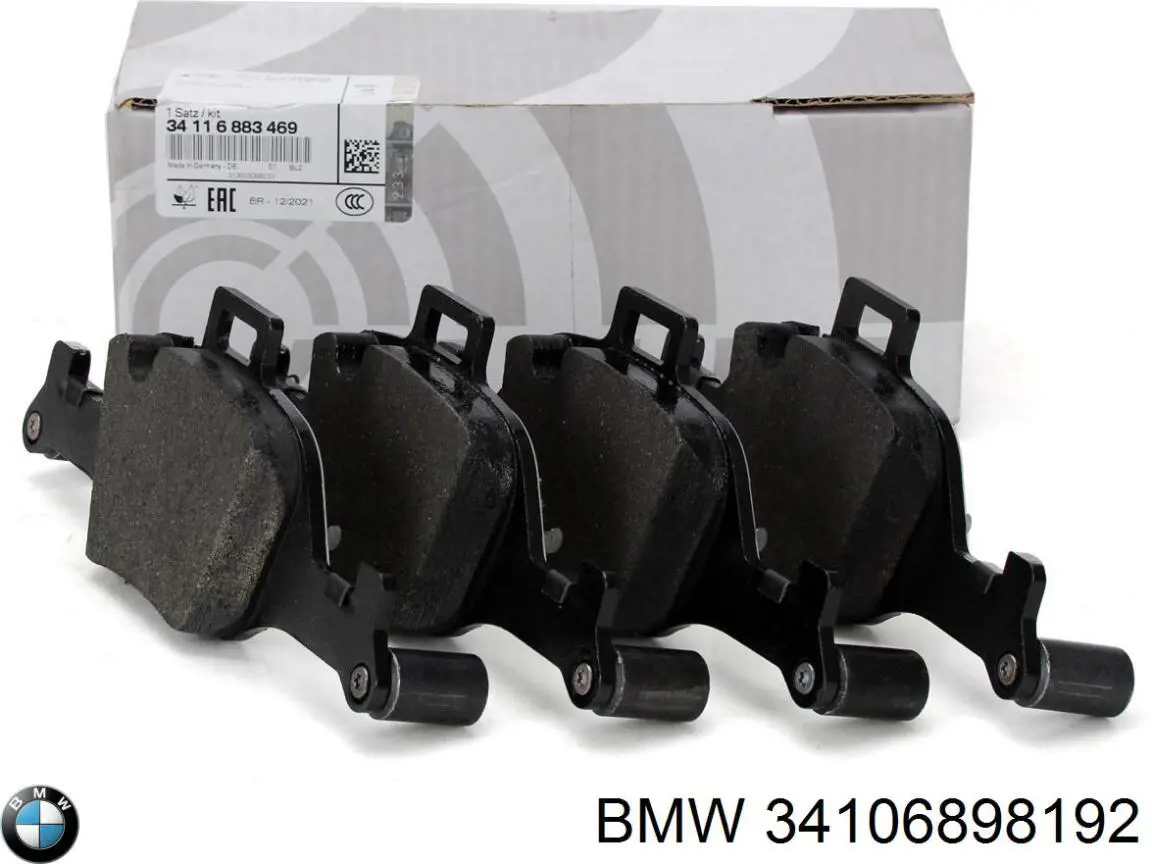34106898192 BMW pastillas de frenos delanteras