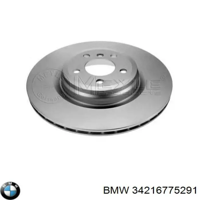 34216775291 BMW Disco de freno trasero