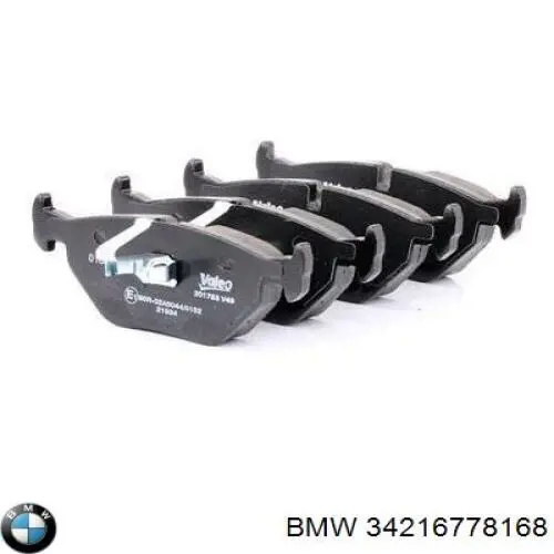 34216778168 BMW pastillas de freno traseras