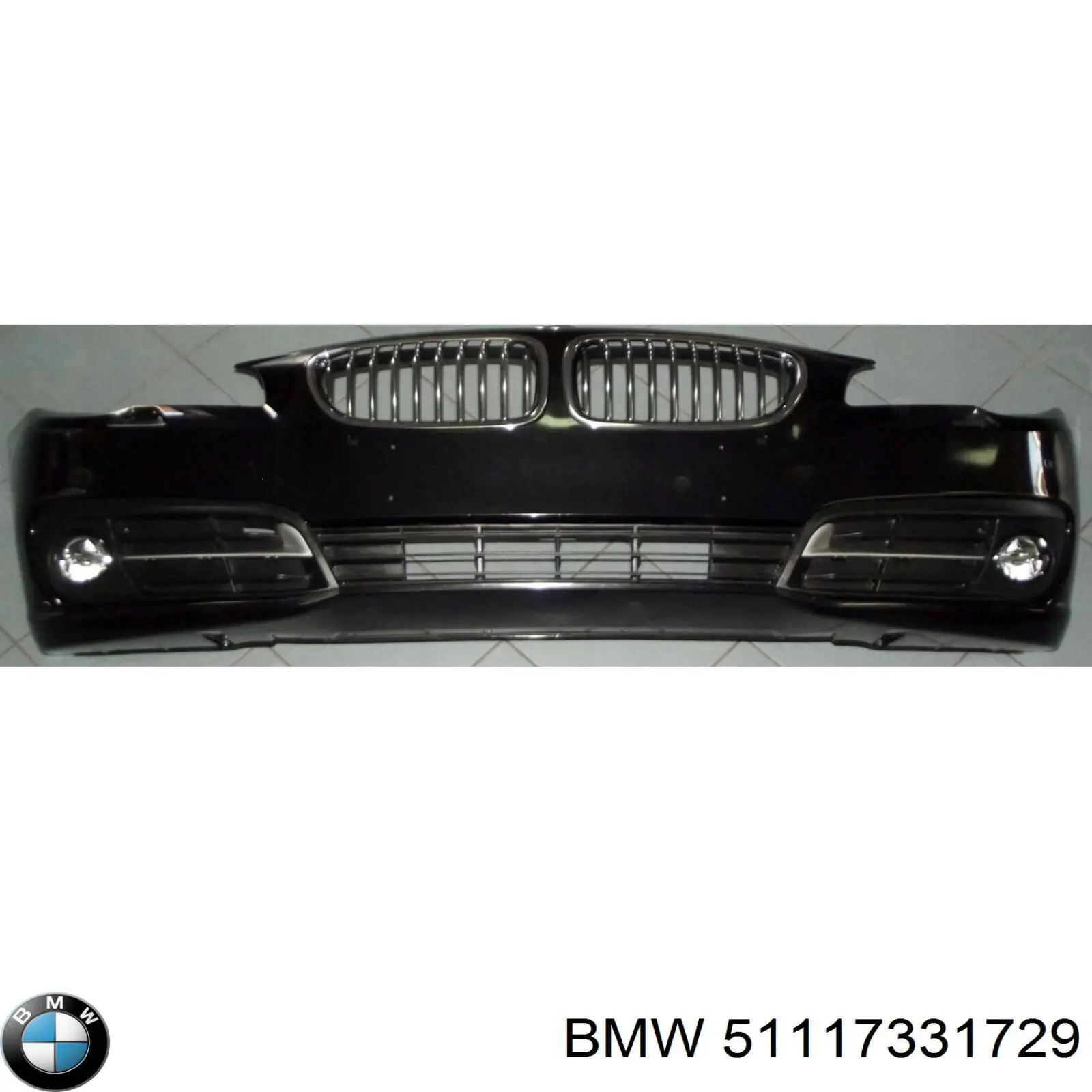 DEA729 Deppul rejilla de antinieblas delantera izquierda