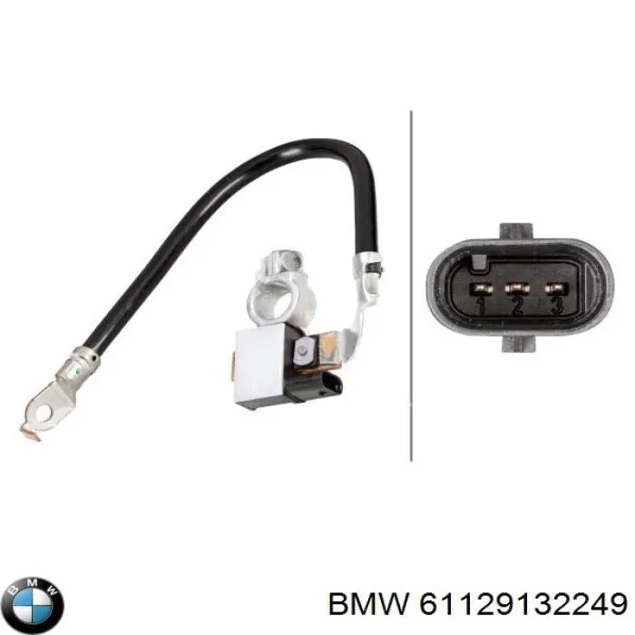 61129132249 BMW Cable de masa para batería