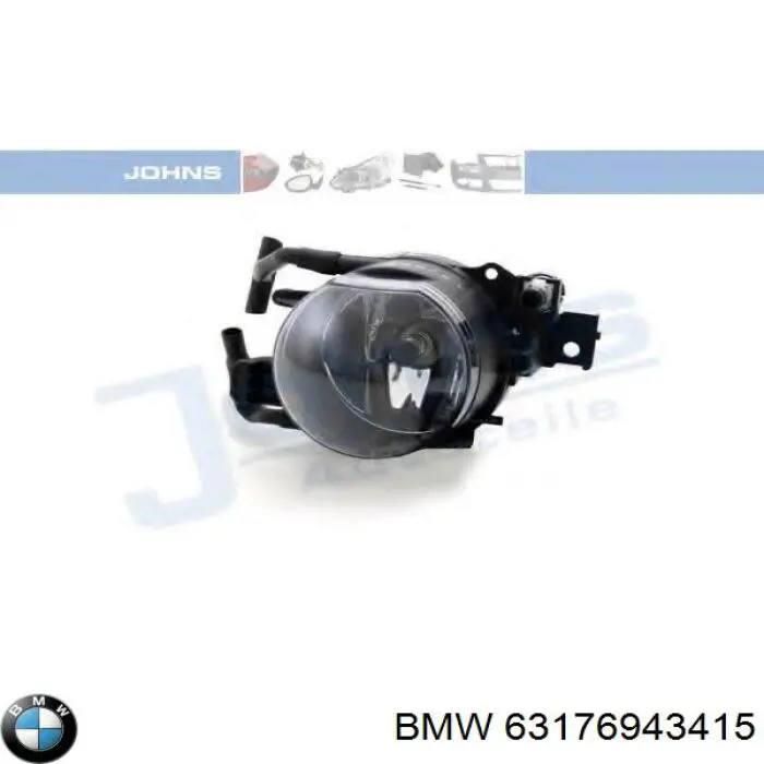 63176943415 BMW Luz antiniebla izquierdo