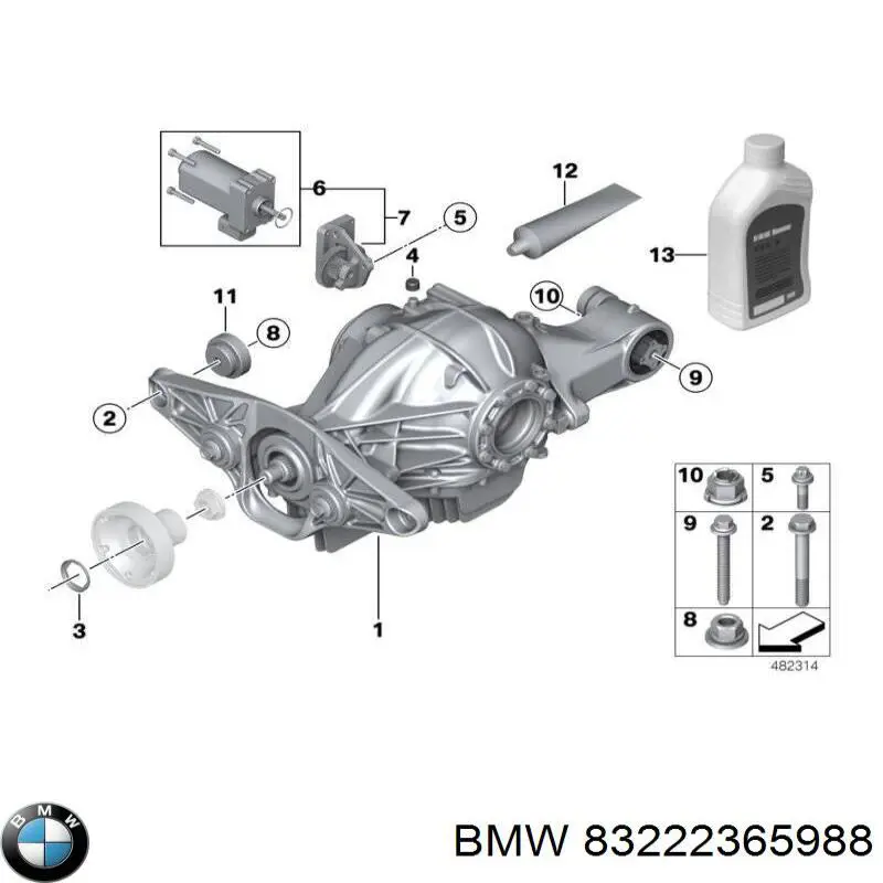 83222365988 - aceite transmisión BMW 83222365988 (83222365988)