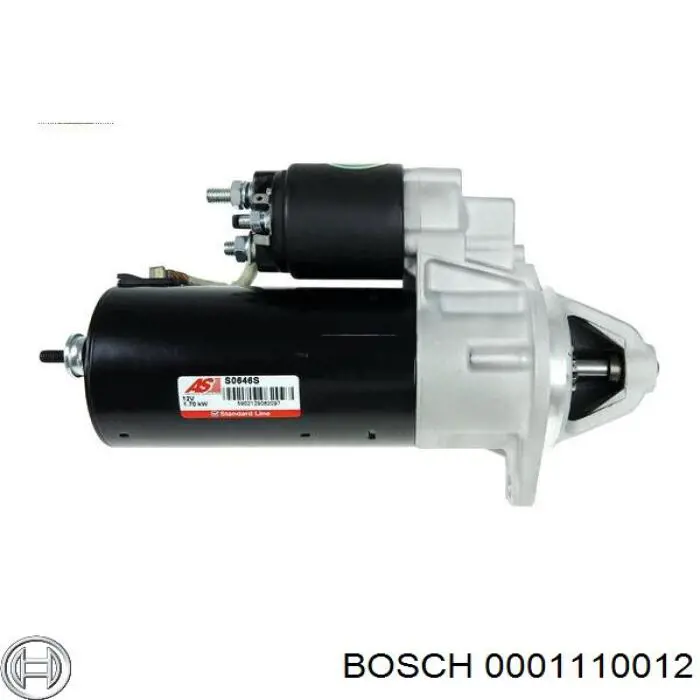 0001110012 BOSCH Motor de arranque