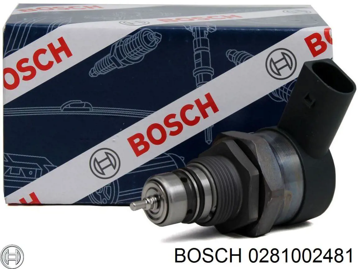 0281002481 Bosch regulador de presión de combustible, rampa de inyectores