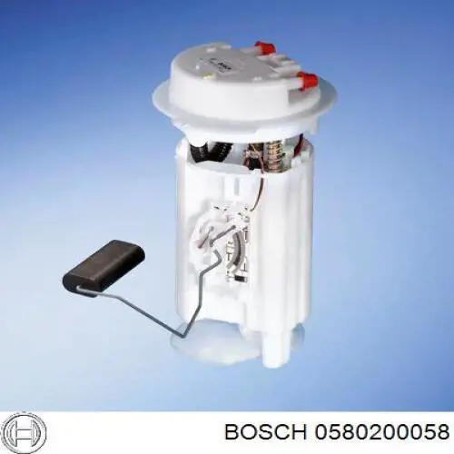0 580 200 058 Bosch módulo alimentación de combustible