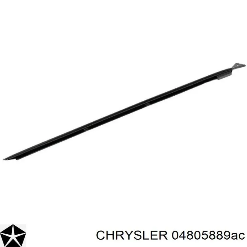 4805889AB CHRYSLER moldura de parabrisas izquierda
