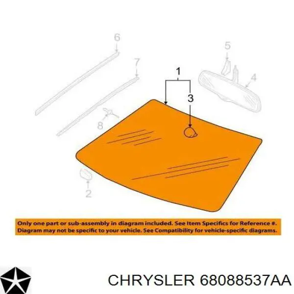 K68088537AA Fiat/Alfa/Lancia parabrisas comprar barato