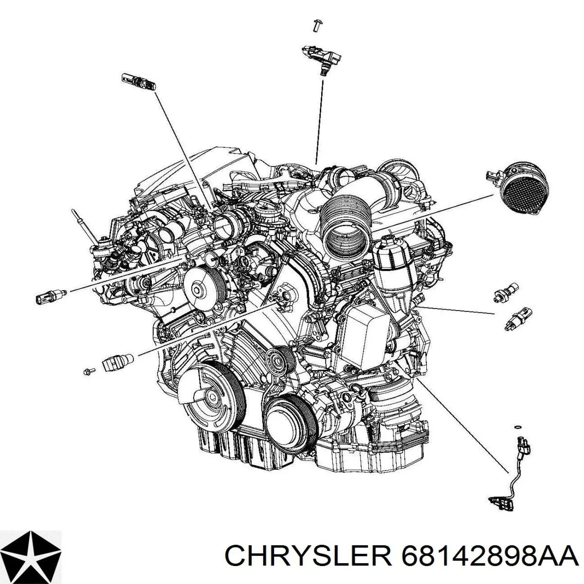 68300629AA CHRYSLER - repuestos Chrysler a precio barato