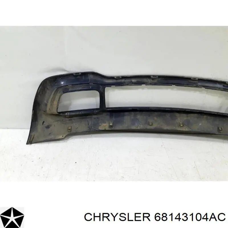 68143104AC Chrysler listón embellecedor/protector, parachoques ...