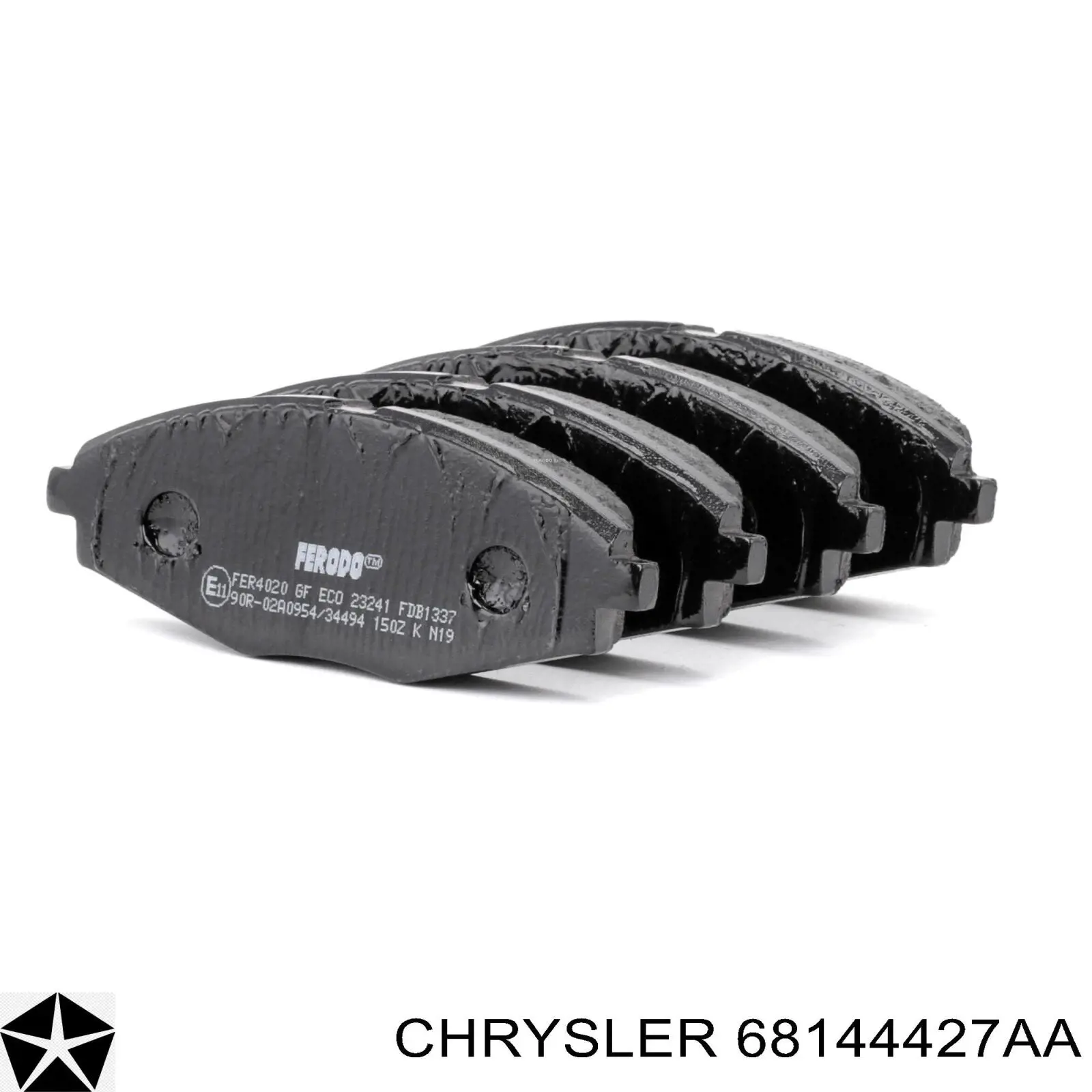 68144427AA CHRYSLER Pastillas de freno delanteras