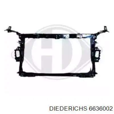 5320147040 Toyota soporte de radiador completo