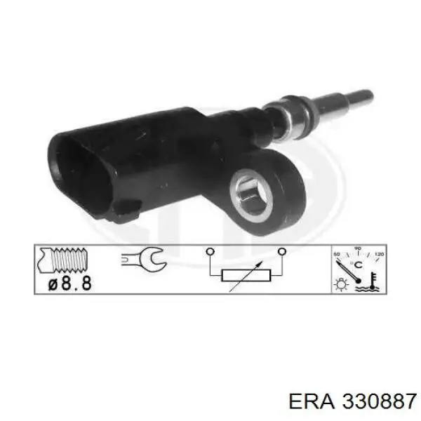330887 ERA sensor de temperatura del refrigerante