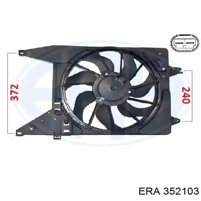 352103 ERA Ventilador de radiador