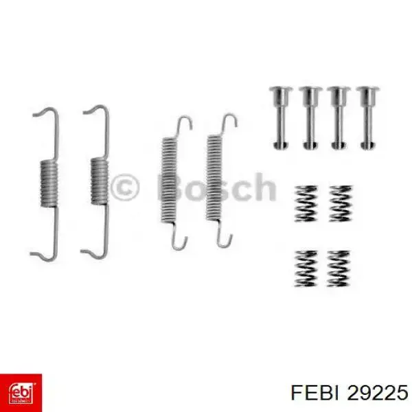 A1644200720 Mercedes kit de montaje, zapatas de freno traseras