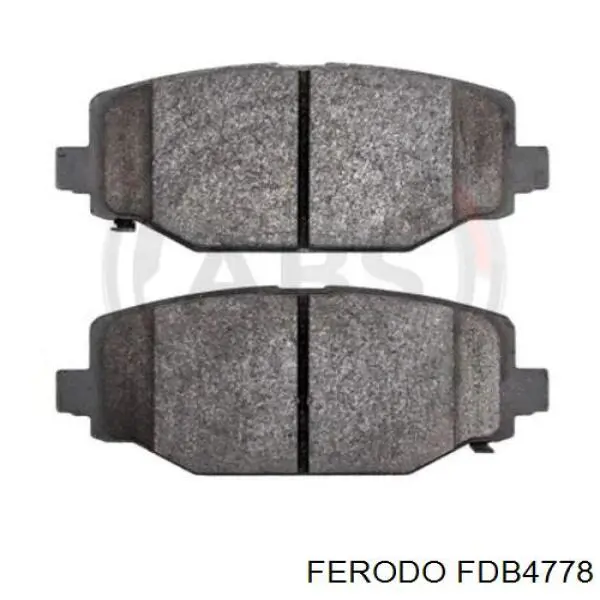 FDB4778 Ferodo pastillas de freno traseras