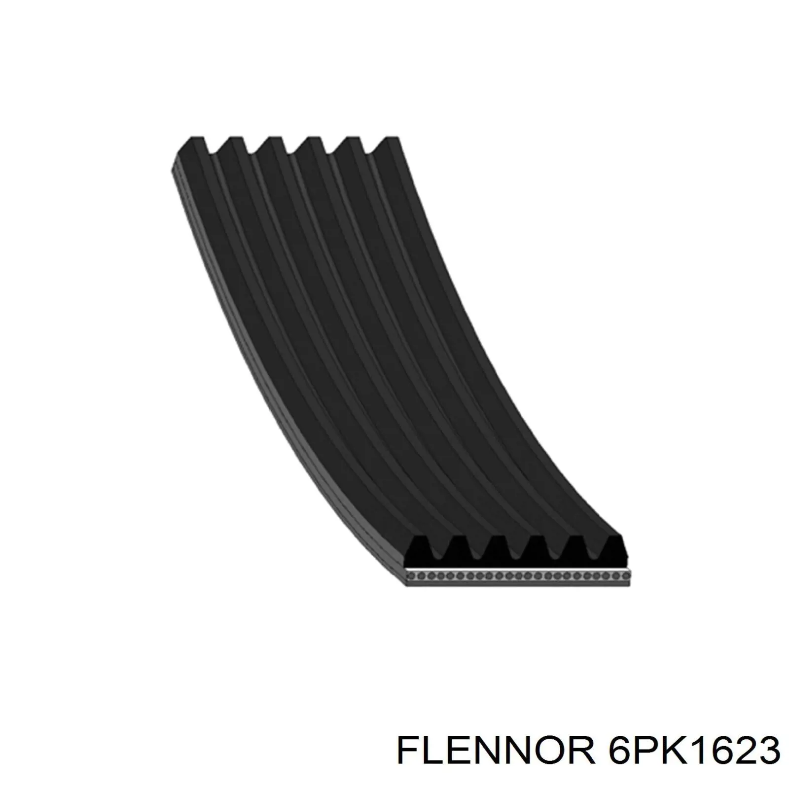 6PK1623 Flennor correa trapezoidal