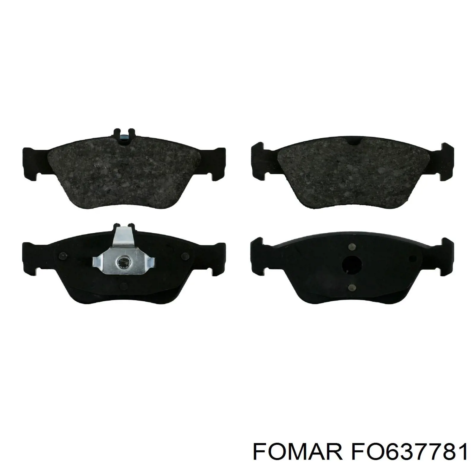 FO 637781 FOMAR ROULUNDS pastillas de freno delanteras