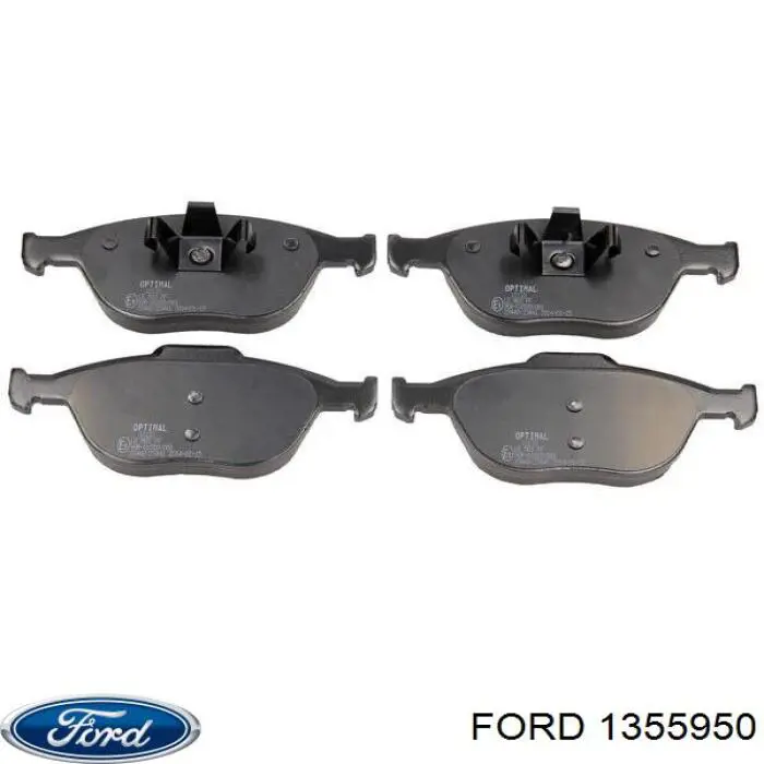 1355950 FORD Pastillas de freno delanteras