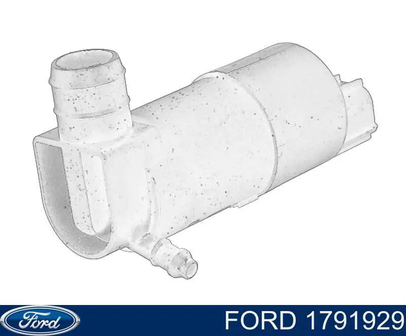 1791929 FORD bomba de agua limpiaparabrisas, delantera