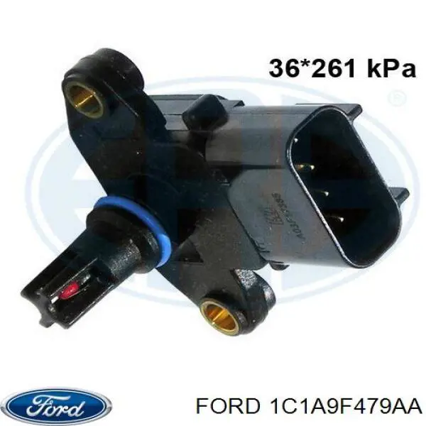 1C1A9F479AA Ford sensor de presion de carga (inyeccion de aire turbina)