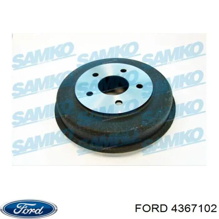 4367102 Ford freno de tambor trasero