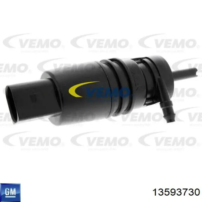 13593730 GENERAL MOTORS bomba de agua limpiaparabrisas, delantera