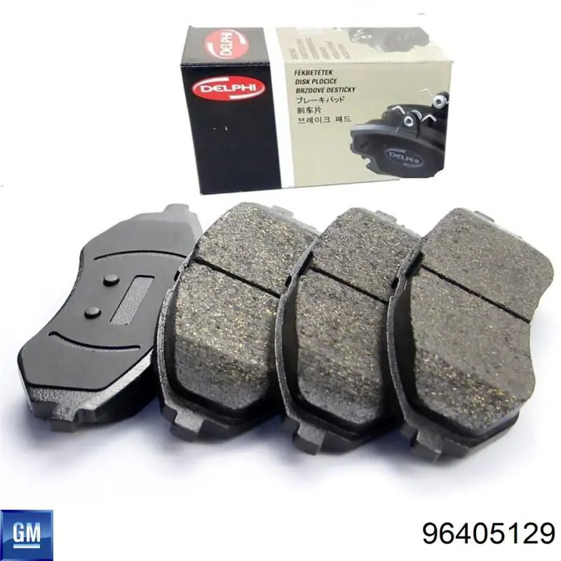 96405129 GENERAL MOTORS Pastillas de freno delanteras