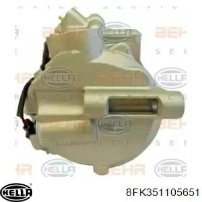 0002306211 Mercedes compresor de aire acondicionado