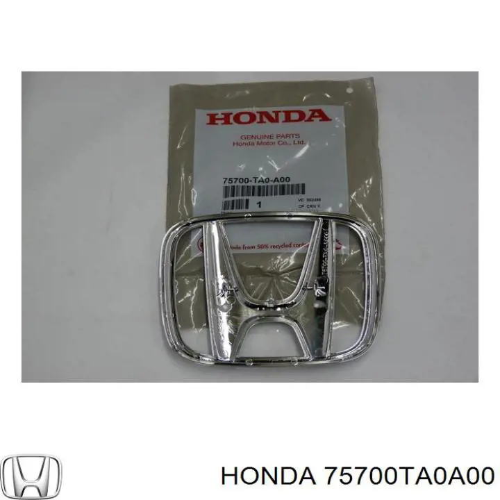 75700TA0A00 HONDA logotipo del radiador i