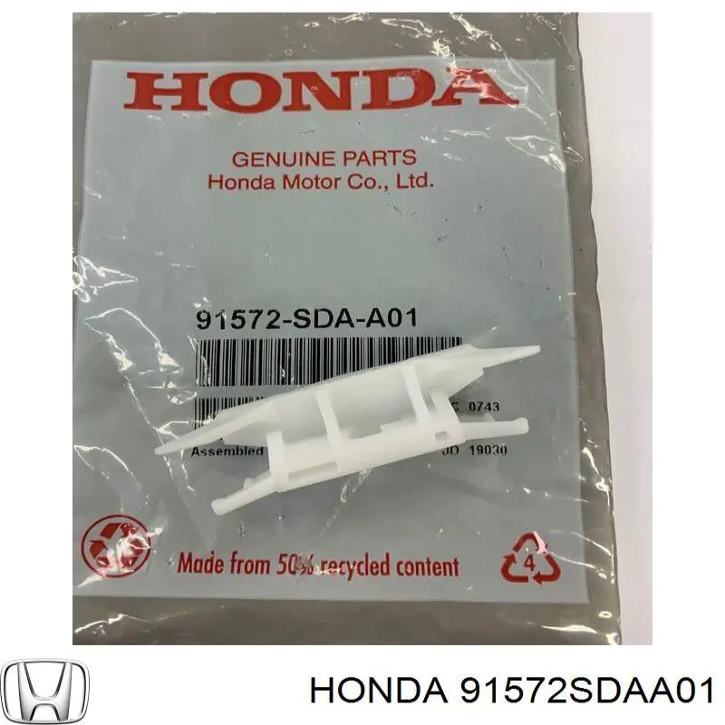 91572SDAA01 HONDA Clips de fijación de moldura de puerta