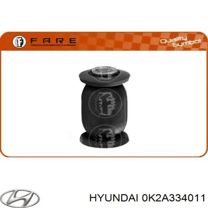0K2A334011 Hyundai/Kia muelle de suspensión eje delantero