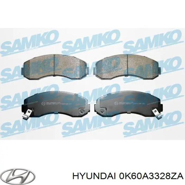 0K60A3328ZA Hyundai/Kia pastillas de freno delanteras comprar barato